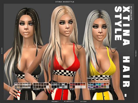 The Sims Resource PATREON Xtina Hairstyle EARLY ACCESS