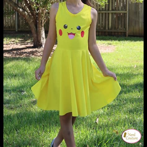 Pikachu Costume Dress Etsy