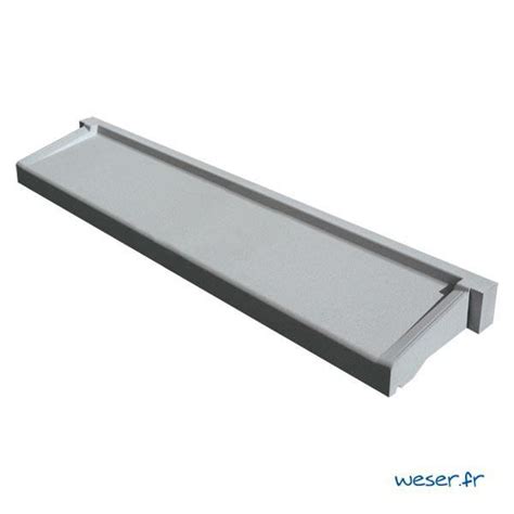 WESER Appui de fenêtre à pose simplifiée APPS35 gris 35x188x6 cm