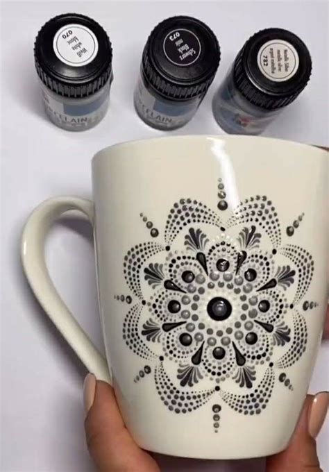 Pin De Samie Stewart En Crafting Taza De Arte Mandalas Pintadas En