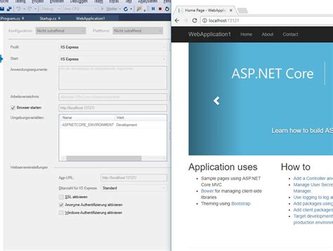 How To Disable Https In Visual Studio 2017 Web Proj ASP NET Core 2 0