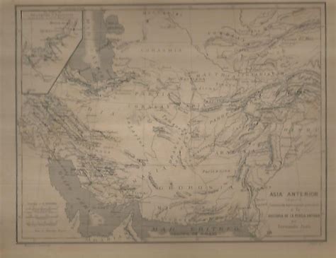 LAMINA 9624 Mapa 2 De Asia Menor Para La Historia De La Persia Antigua