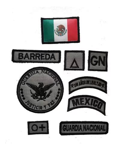 Pack De Parches De La Guardia Nacional Meses Sin Intereses