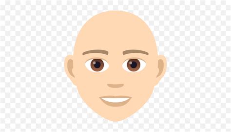 Bald Joypixels Sticker De Pelon Emoji Bald Head Emoji Free