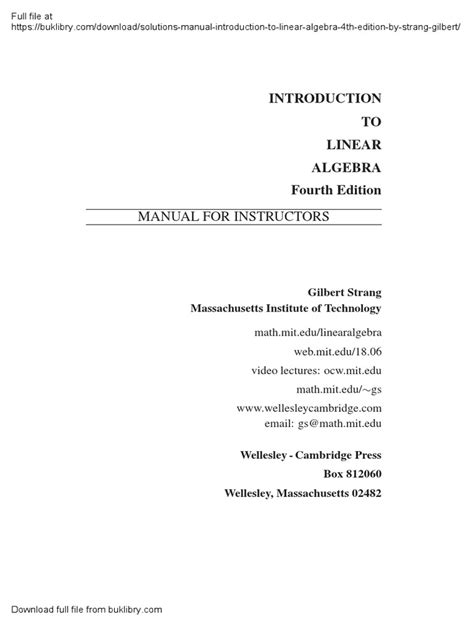 solutions manual introduction to linear pdf matrix theory operator theory