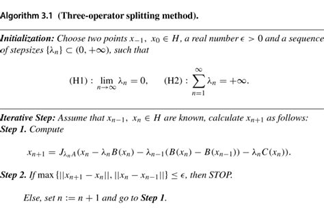 three operator splitting algorithm for a class of variational inclusion problems bulletin of