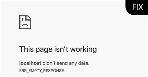 Fix Err Empty Response Error In Chrome Errortools
