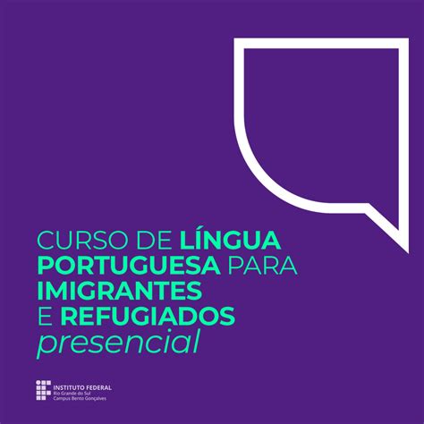 Inscrições homologadas para o Curso de Língua Portuguesa para