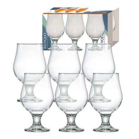Jogo Copos Drink Água Suco Cerveja Multiuso 380ml Beer Master 6 Peças