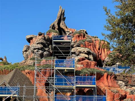 Spray Paint Marks Future Construction On Splash Mountain For Tiana S