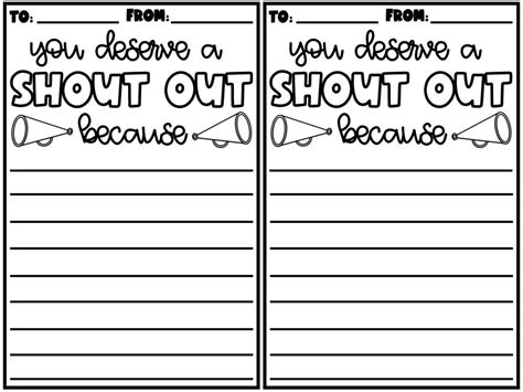 Staff Shout Out Digital Printables Staff Classroom Student Caught