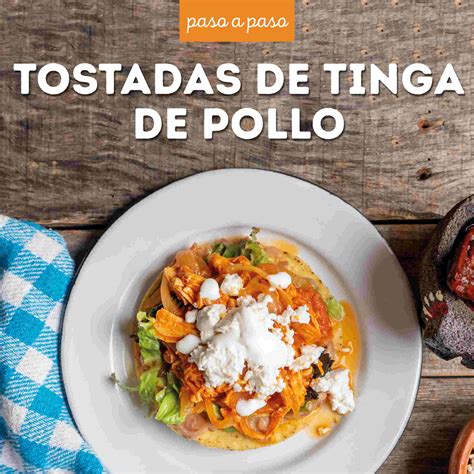 Cómo preparar tostadas de tinga de pollo con chile chipotle