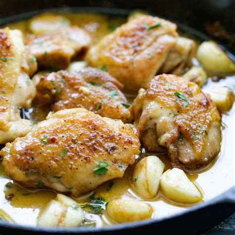 Creamy Garlic Chicken Rasa Malaysia