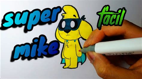 Como DIBUJAR A SUPER MIKECRACK De LAS PERRERIAS DE MIKE Facil PASO A