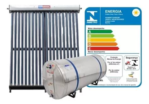 Aquecedor Solar Modular A Vácuo 300 Litros 20 Tubos MercadoLivre