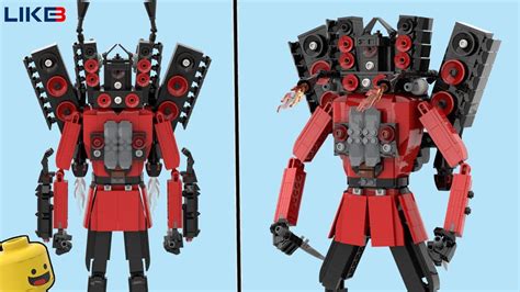 UPGRADED TITAN SPEAKERMAN Out Of LEGO Skibidi Toilet Multiverse 011