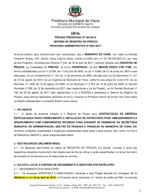 Preenchível Disponível Primeira Comisso Permanente de Licitao Fax Email