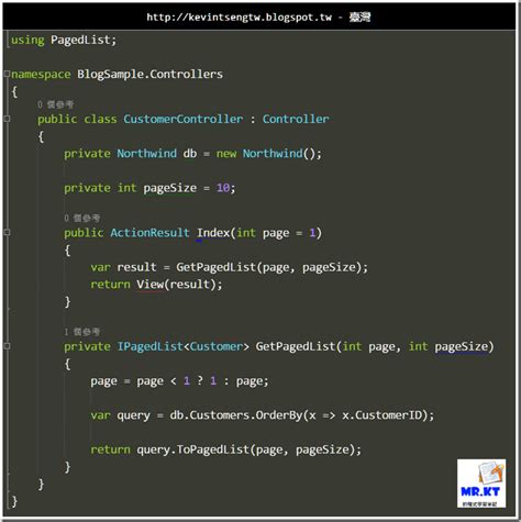 mrkt 的程式學習筆記 asp mvc 5 entity framework 6 miniprofiler 3