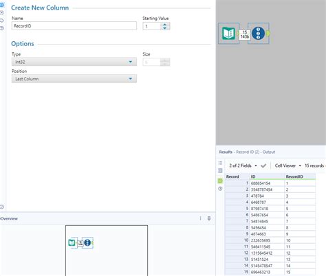 solved adding a new column in ascending order alteryx community