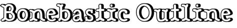 Bone Fonts Bones Skulls Skeletons More