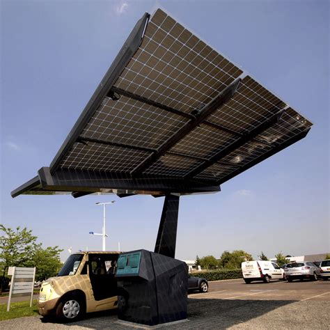Electric Car Charging Station PHOTOVOLTAIC CANOPY Via Composites