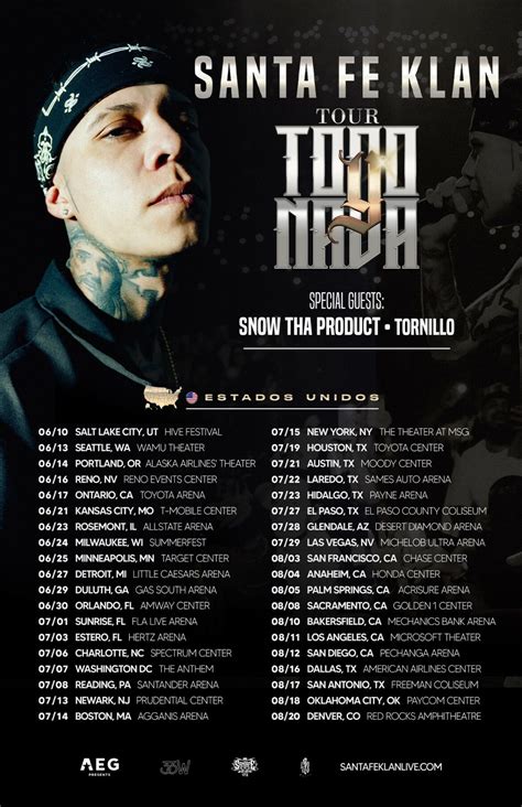 Santa Fe Klan Announces Extensive Todo Y Nada U S Tour V Net
