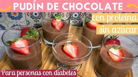 20 6 2019 Pudín de chocolate con proteína y SIN AZÚCAR Pudin de