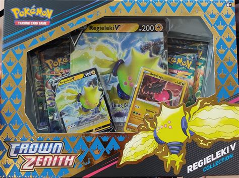 Crown Zenith Regieleki V Collection Pokemon TCG Box