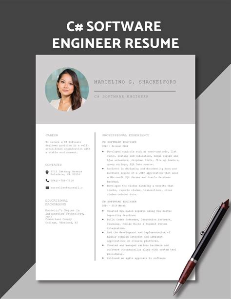 Software Engineer Resume Template Simple Reddit Microsoft Word Free