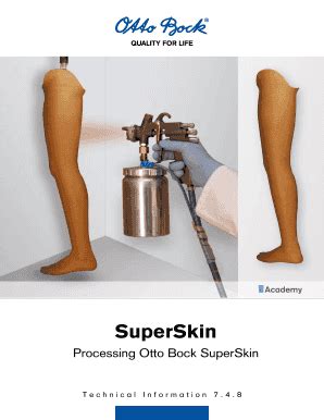 Processing Otto Bock SuperSkin Professionals Ottobock Fill And Sign