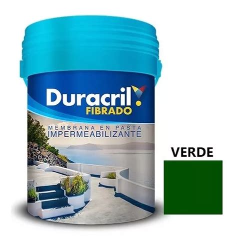 Membrana Pasta Poliuretanica Techos Duracril Fibrado Kgs
