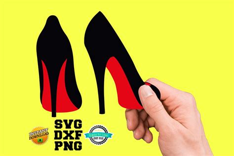 Heels SVG Stiletto SVG Red Bottom Heels SVG Cut File Etsy