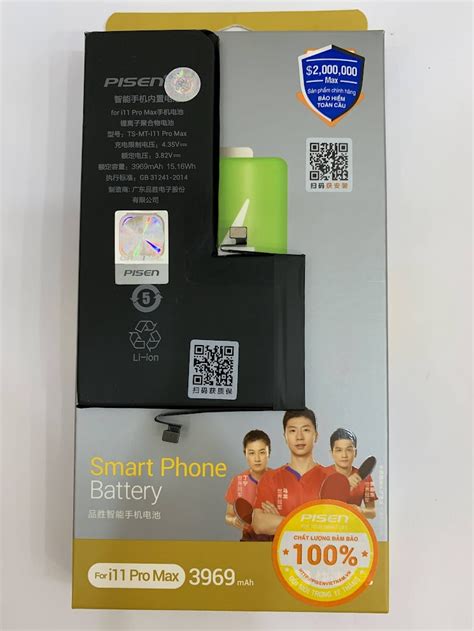 Thay pin PISEN iPhone 11 Pro Max chính hãng dung lượng chuẩn Có bảo