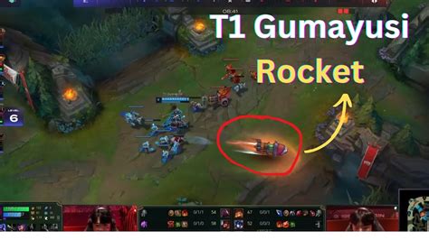T Gumayusi Rocket Snips Gen Peanut From Downtown Youtube