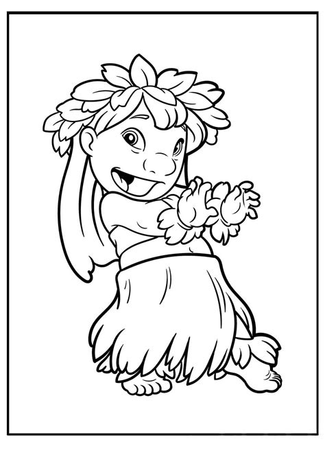 Lilo Disney Para Colorear Imprimir E Dibujar ColoringOnly
