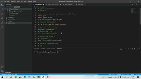 Python 3 Read And Print API JSON Data In Table Format YouTube