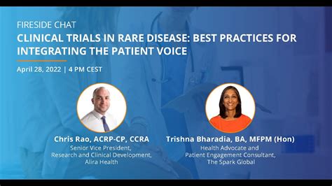 Clinical Trials In Rare Disease Best Practices For Integrating The
