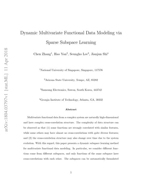 dynamic multivariate functional data modeling via sparse subspace learning deepai