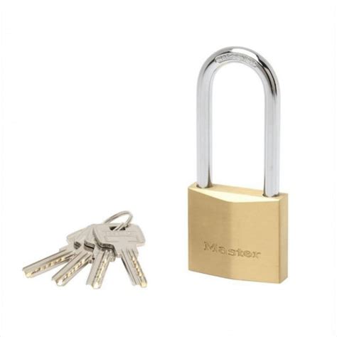 Master Lock Cadenas à clé MASTER LOCK laiton l 50 mm