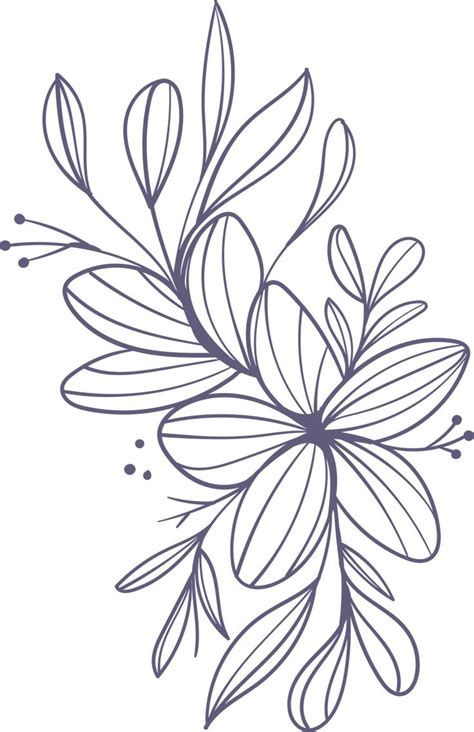 Flat Design Flowers Free Vector