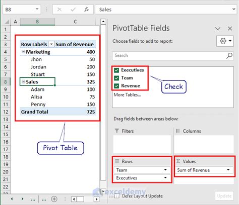 How To Create A Hierarchy In Excel Using Different Methods Exceldemy