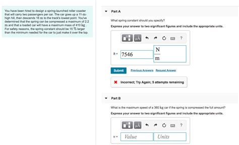 Solved You Have Been Hired To Design A Spring Launched Chegg