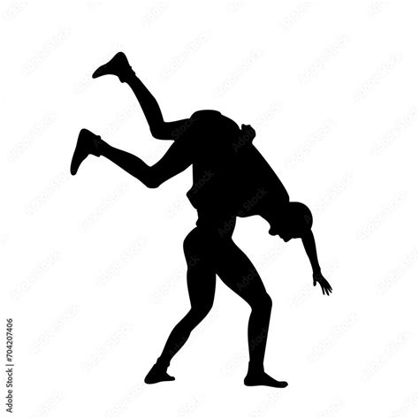 Wrestling Svg Wrestler Svg Wrestling Cut File Wrestling Silhouette