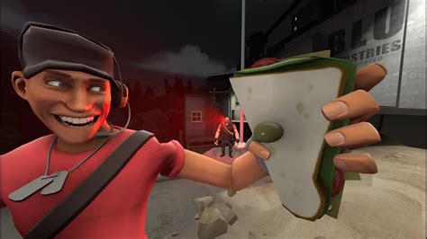 Scout Eats Sandvich My First SFM YouTube