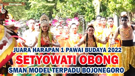 Pesona Batik Bojonegoro Sman Bojonegoro Juara Hiburan Pawai Budaya