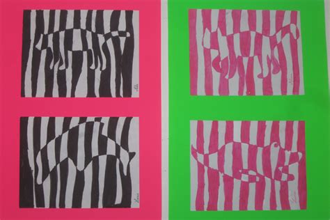 A la manière de Victor Vasarely Ecole élémentaire publique de