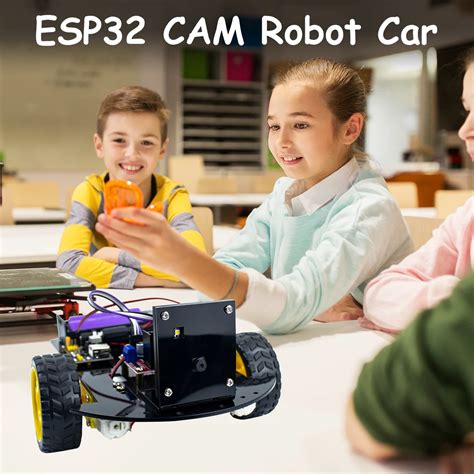 Buy LAFVIN 2WD Smart Robot Car Kit Wifi ESP32 Camera Starter Kit For