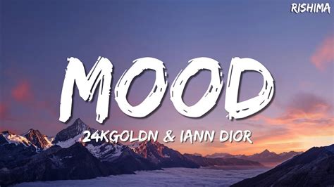 Kgoldn Mood Lyrics Ft Iann Dior Youtube