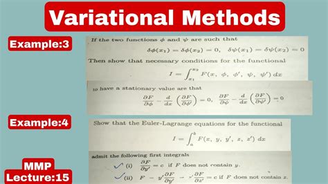 chapter 9 variational methods in mathematical methods of physics by kl mir youtube