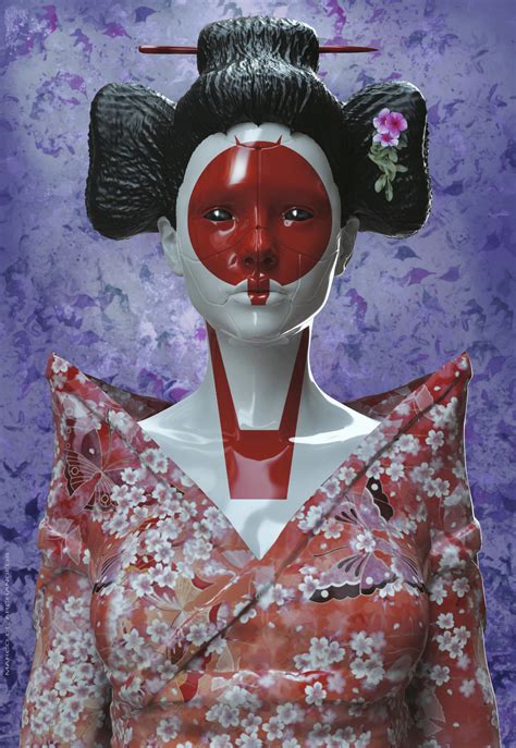 Geisha Personal Achievements Film Art Japan Art Grimes Cyberpunk